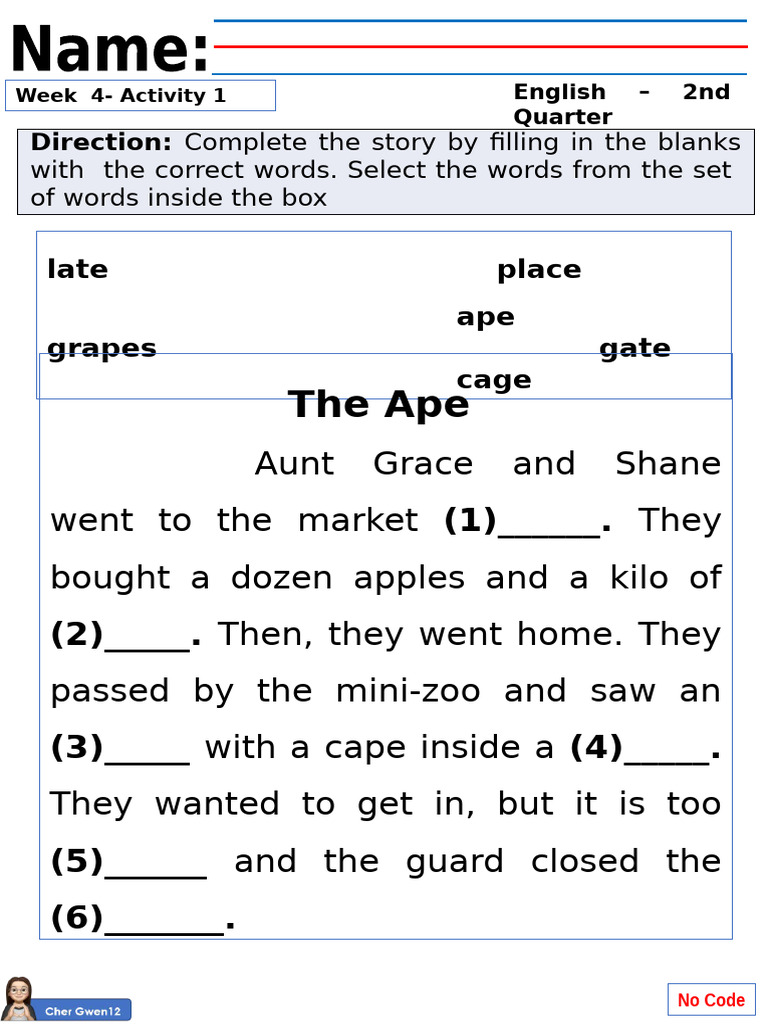English3 Worksheets q2 w4 | PDF