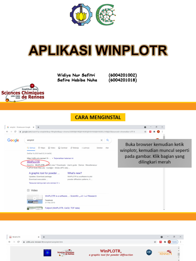 Petunjuk Penggunaan - WinPLOTR Tutorial Kel 1 | PDF