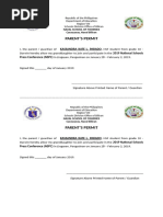Sample Letter To Parents - Bisaya Version | PDF