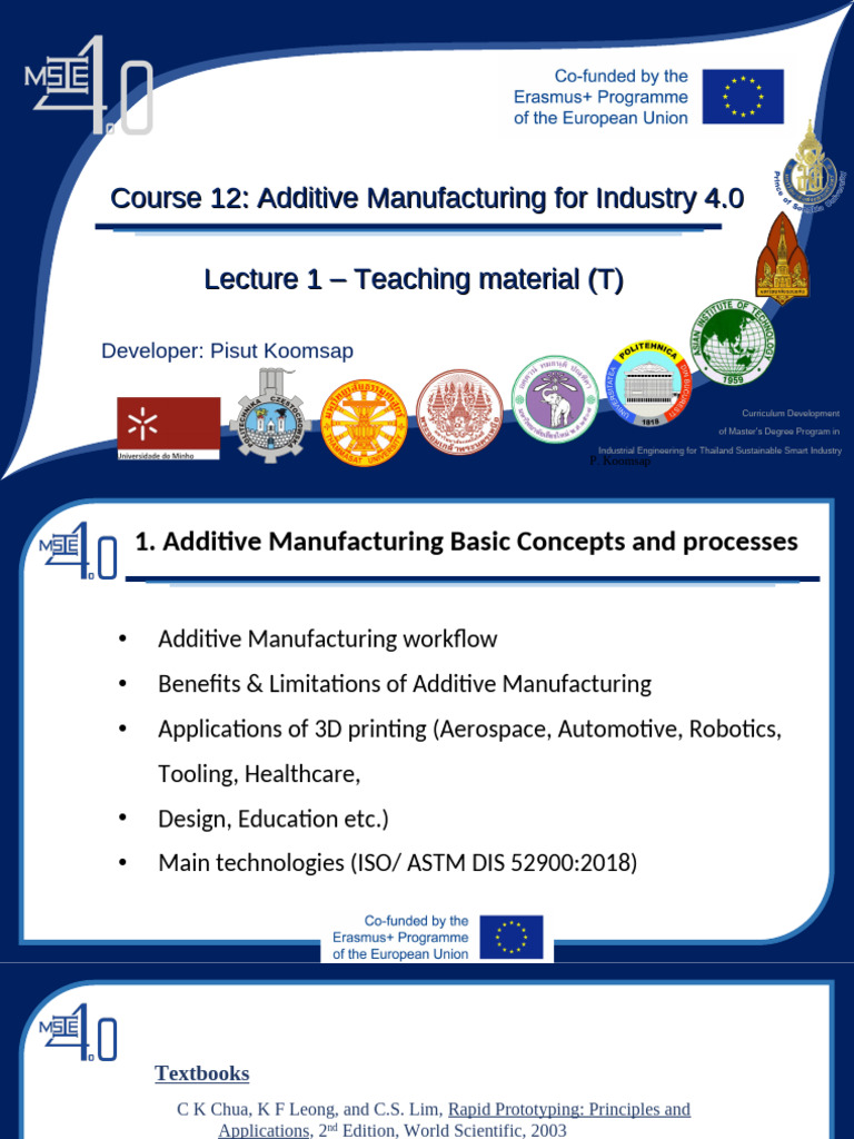 MSIE 12 T M1S1 Le01 | PDF | 3 D Printing | Prototype