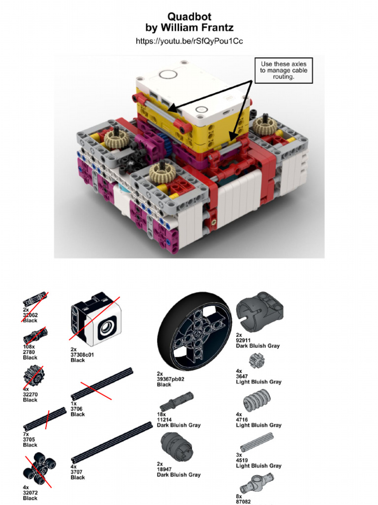 FLL Quadbot Instructions | PDF