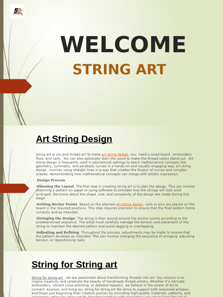 String Art | PDF | Pattern | Shape