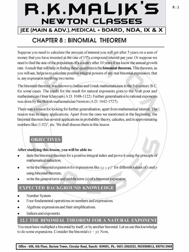 Binomial 1 | PDF