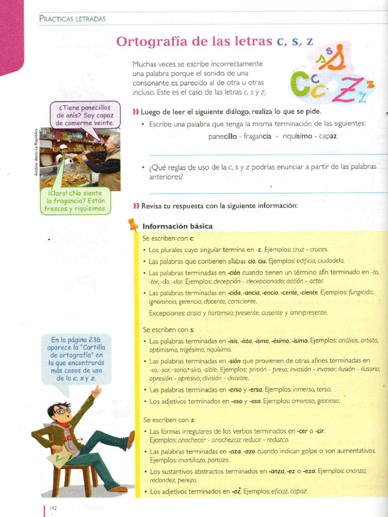 Actividad 2 USO DE LAS LETRAS S-C-Z | PDF