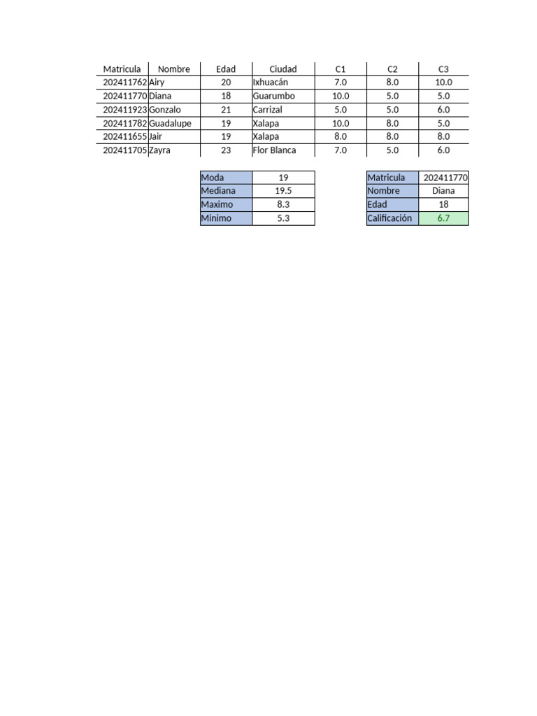 Ejercicio Excel | PDF