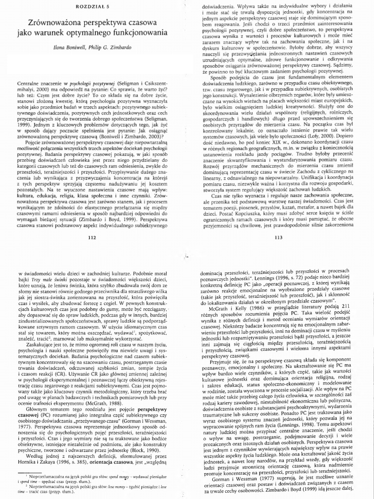 4 Boniwell Zimbardo | PDF