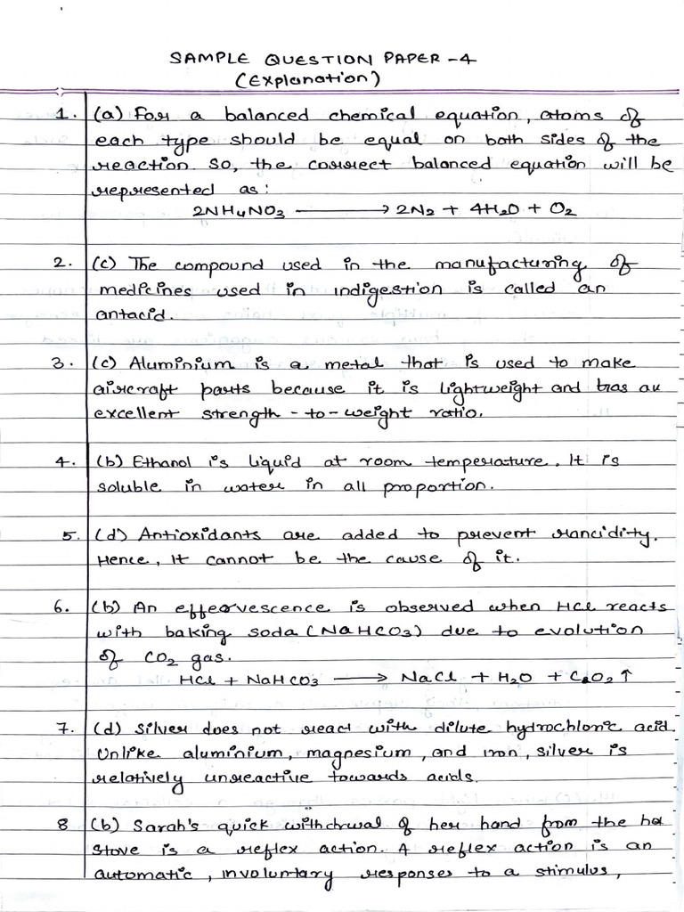 X - SQP - 4 Explanations | PDF