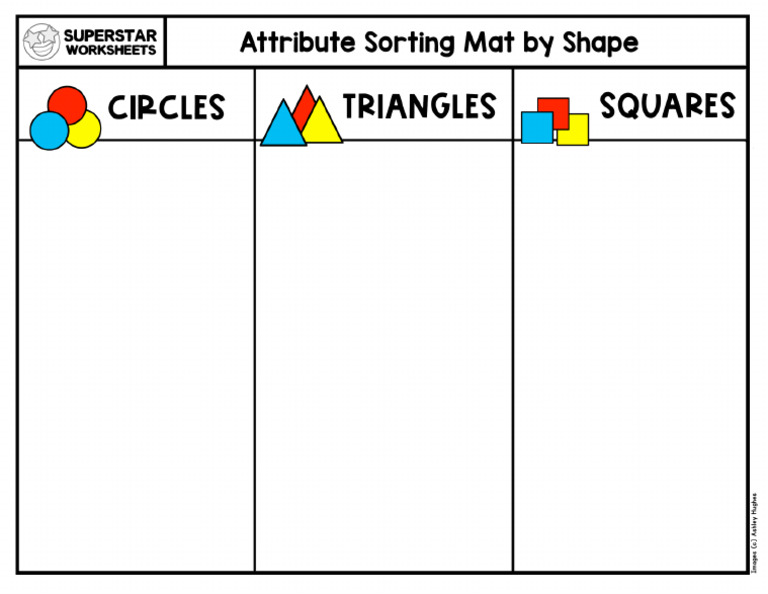 Attribute Sorting Mat Shape | PDF