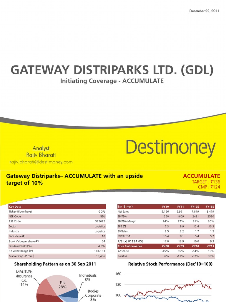 Gateway Dis Trip Arks Limited - Initiating Coverage | PDF | Industries ...