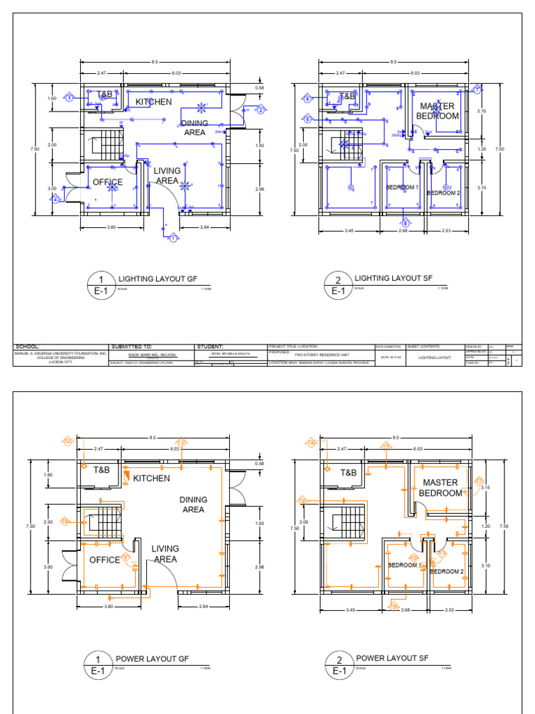 NODA_-_ELECTRICAL_PLAN(2) | PDF | Electric Power | Electrical Engineering