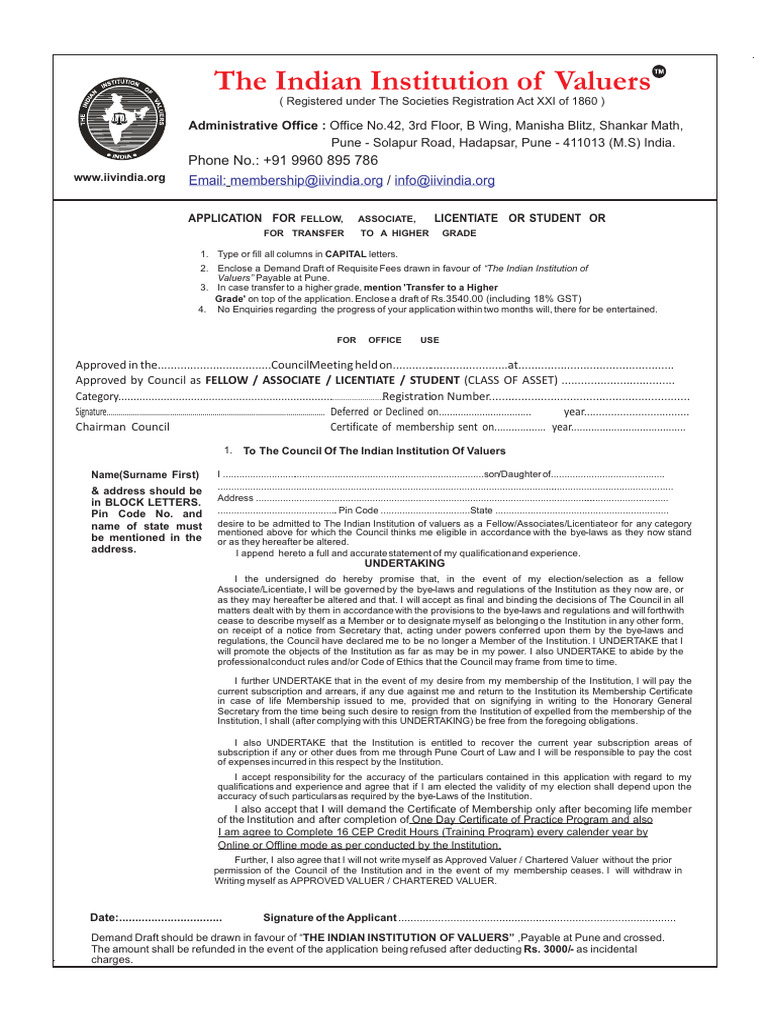 Membership Application Form | PDF | Value Added Tax | Textiles