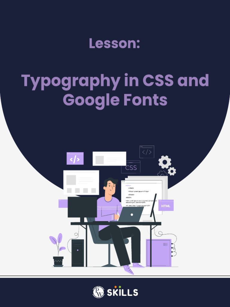 Typography in CSS and Google Fonts | PDF