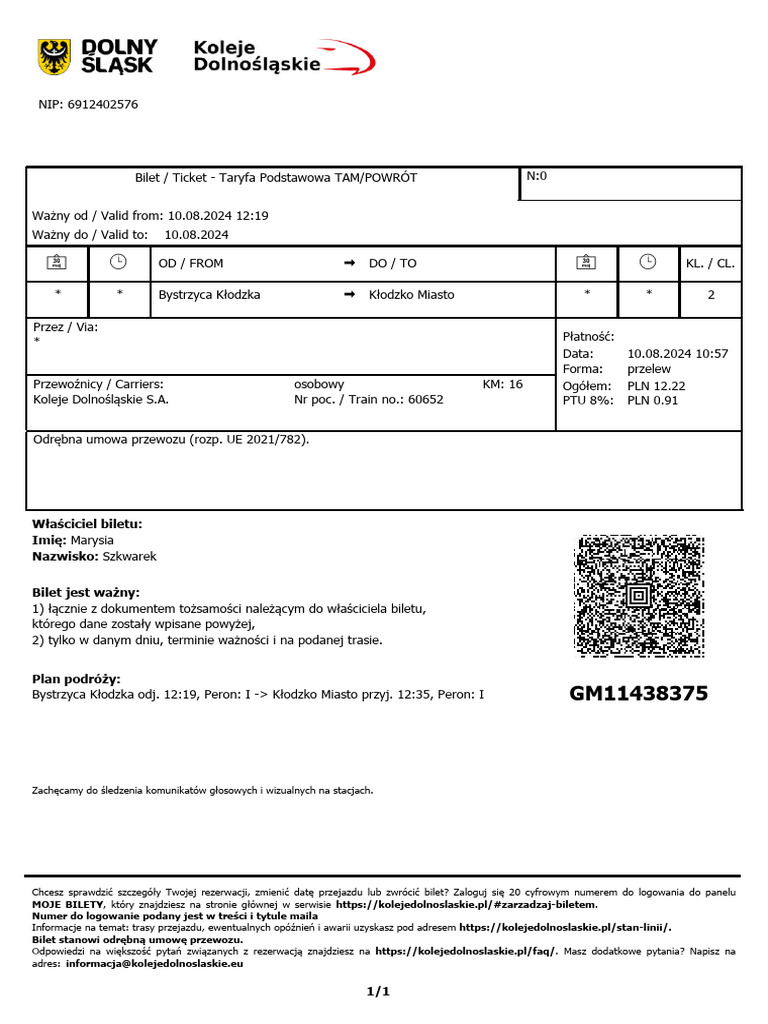 Bilet-Kd-3524 2 | PDF