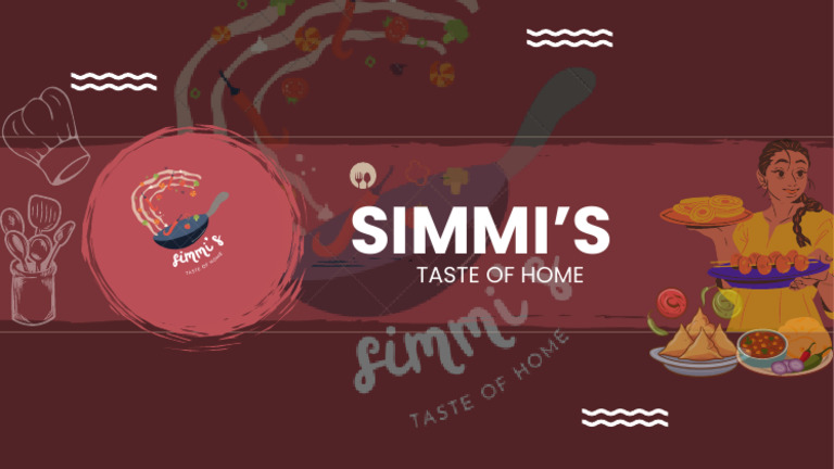 Brown and Green Bold Food Vlog Youtube Banner | PDF