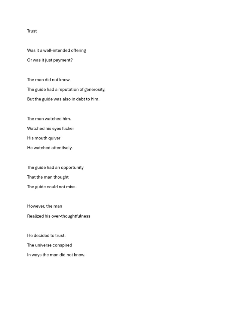 Revised Poetry PAcket | PDF