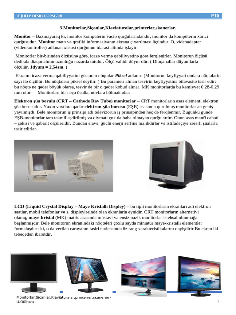3 Monitorlar | PDF