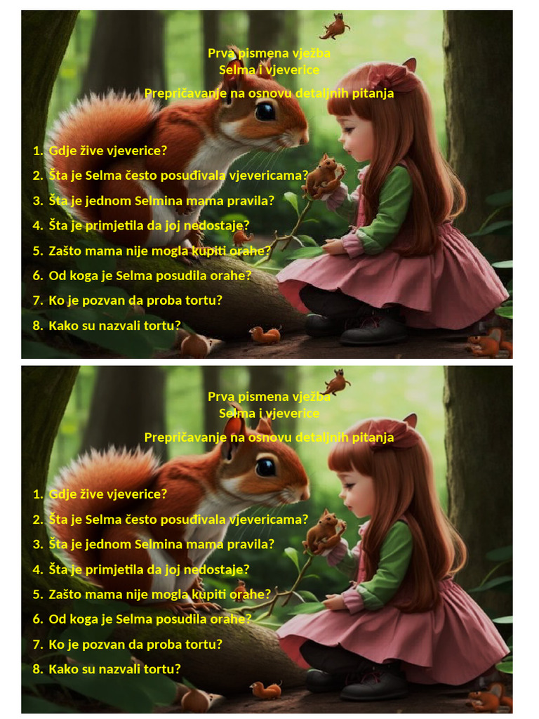 Prva Pismena Vježba | PDF