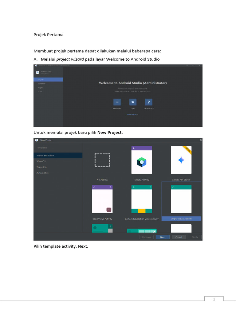 Projek Pertama | PDF