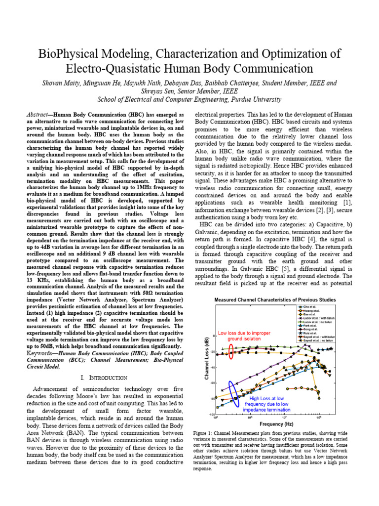BioPhysical Modeling Characterization An | PDF | Capacitor | Electrical Impedance