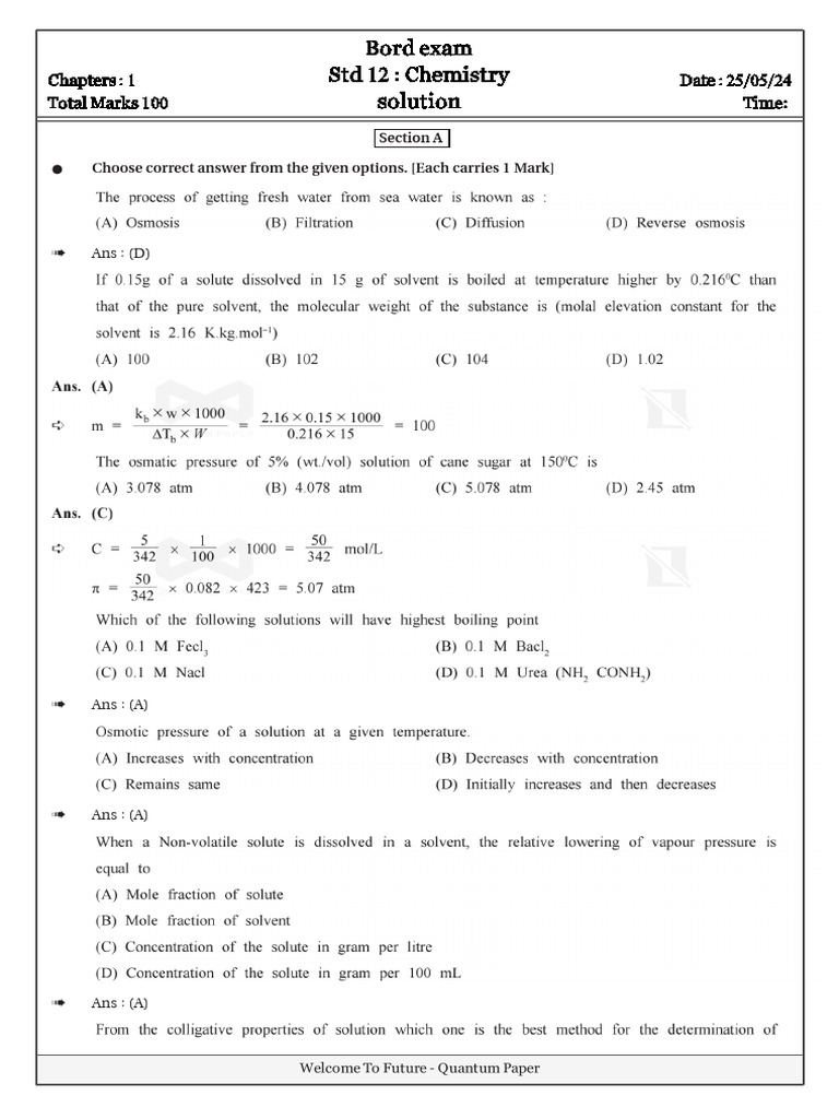 Solution - D25 May 2024 | PDF