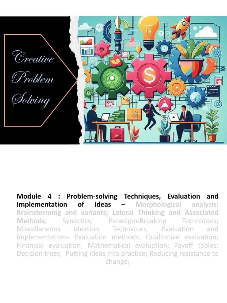 04 M4 Problem Solving Evaluation Implementation | PDF | Consciousness | Cognitive Science