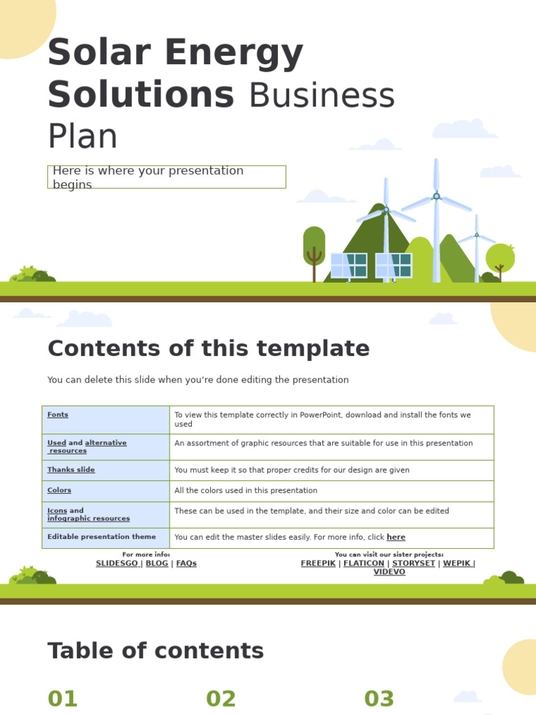 Solar Energy Business Plan Overview | PDF | Marketing | Business
