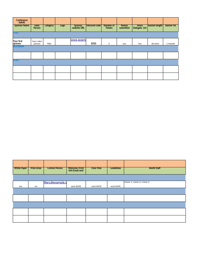 6 - Sample-Sponsor-Checklist | PDF