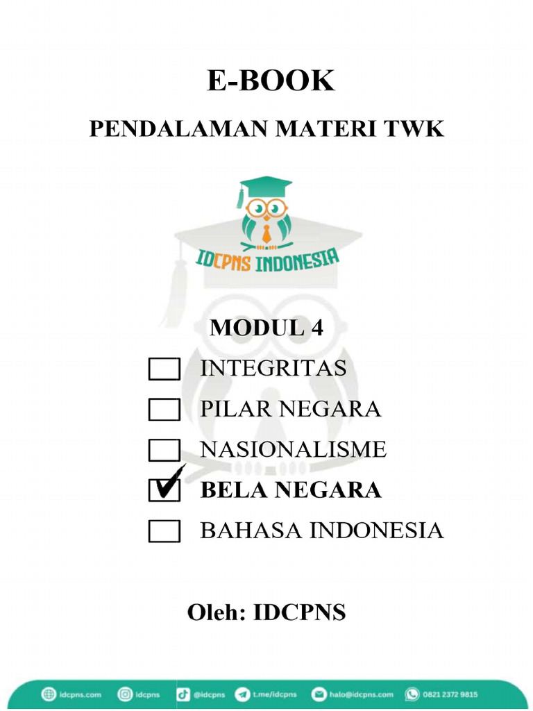 Modul 4 (TWK) - Bela Negara | PDF