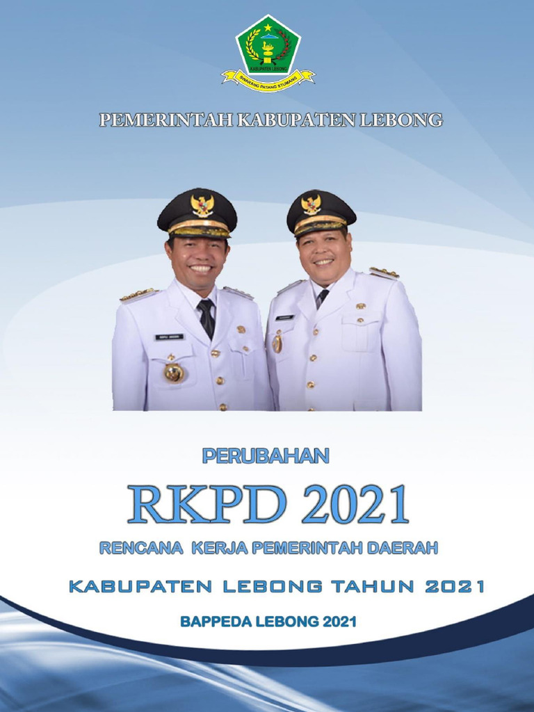 RKPD 2021 (Perubahan) Kabupaten Lebong | PDF | Pengelolaan Keuangan & Uang | Ilmu Sosial