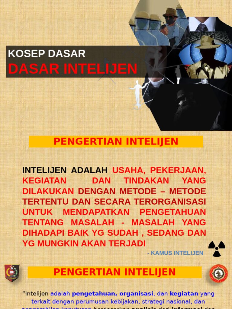 Teori Dasar Intelijen | PDF