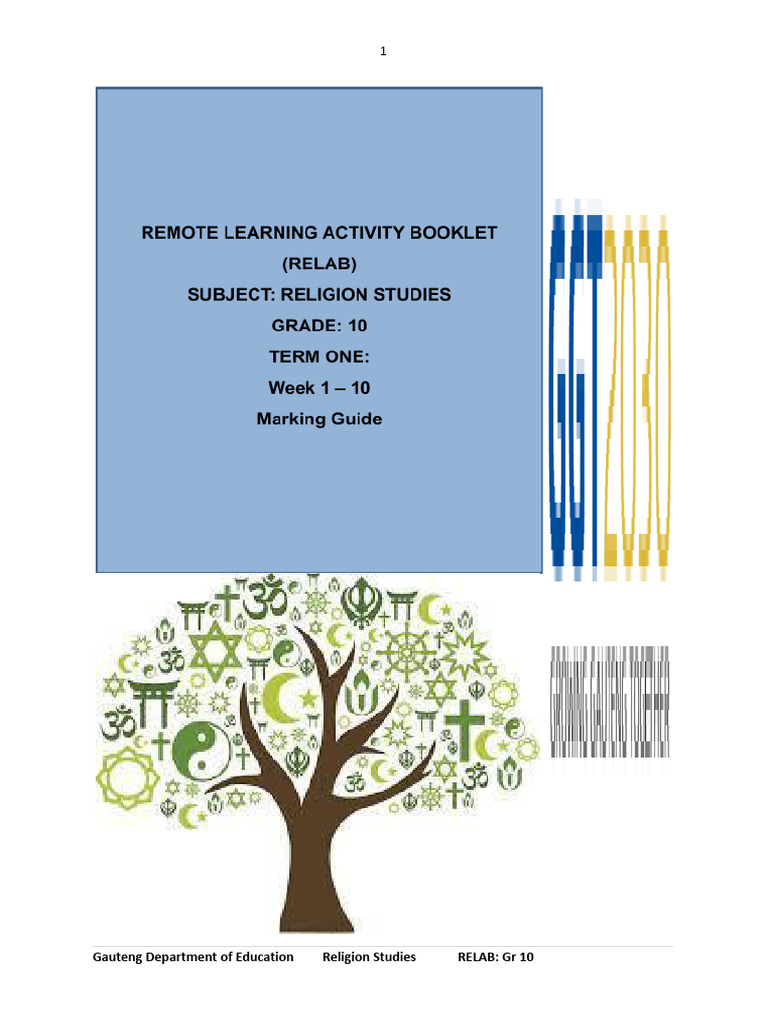 Grade 10 Religion Studies RELAB Guide | PDF | Religious Pluralism | Faith