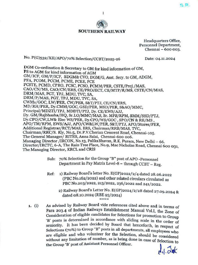 Notification For The Post of APO 70selection - Compressed - Compressed - 11zon | PDF