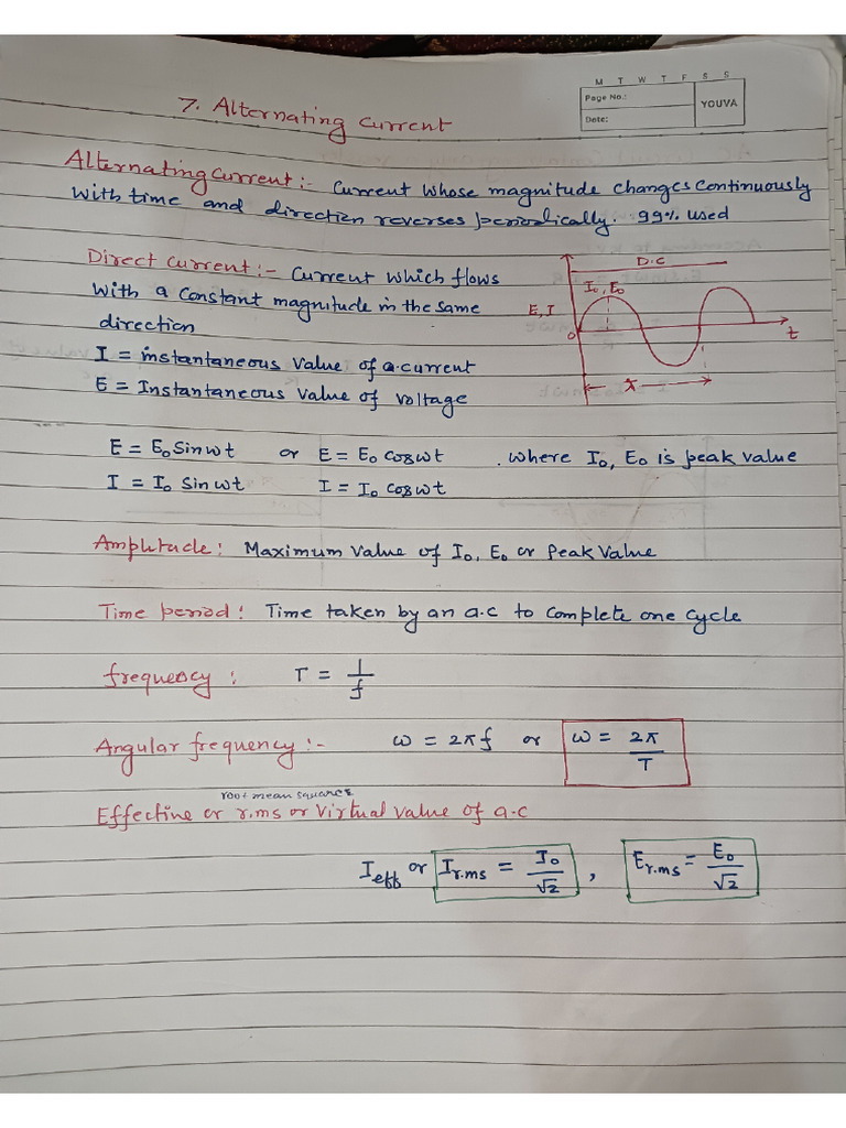 Alternating Current | PDF