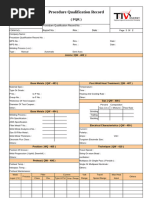 Welding Procedure Qualification Record | PDF | Welding | Construction