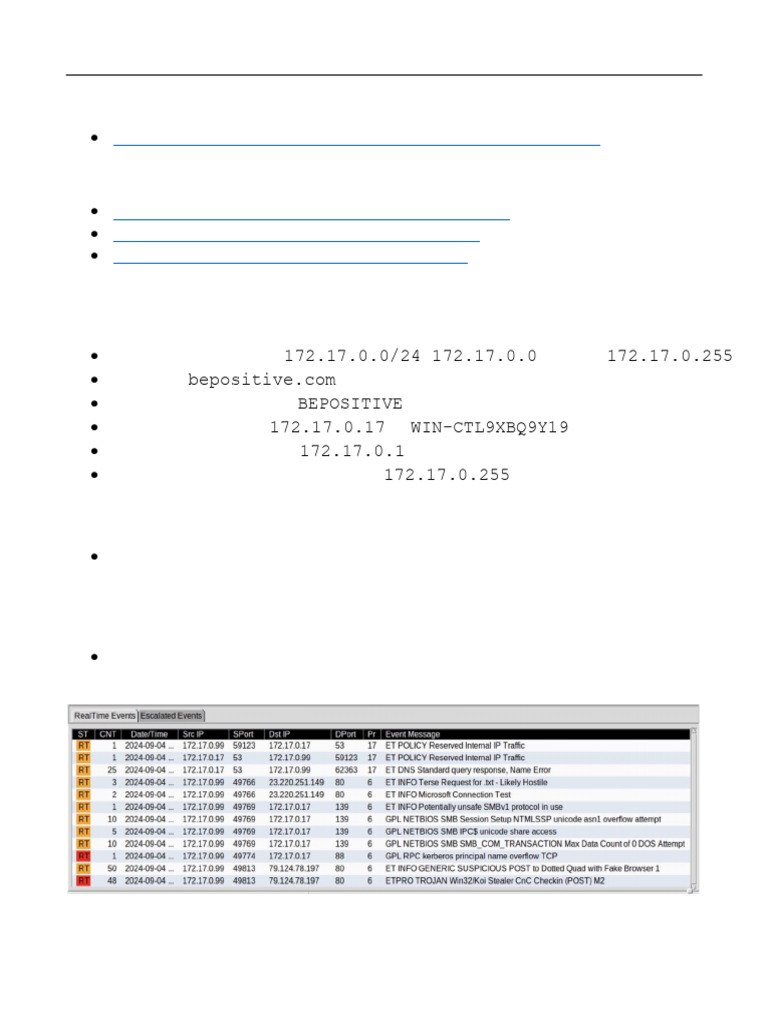 2024 09 04 Traffic Analysis Exercise Answers | PDF | Malware | Cyberwarfare