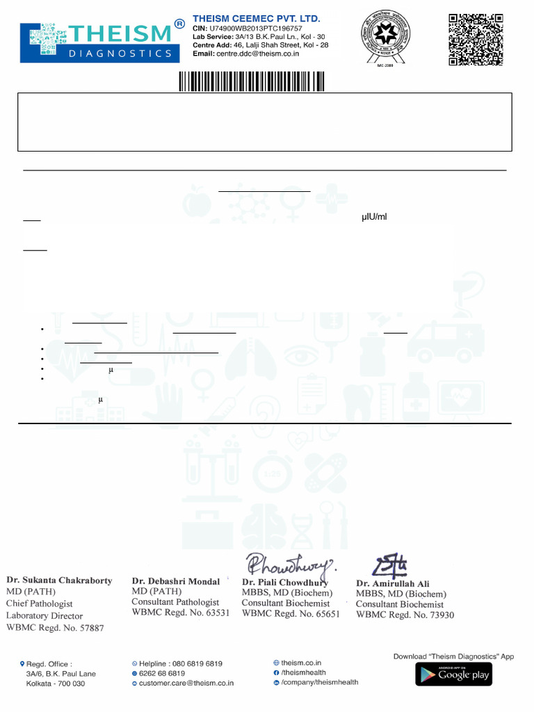 Tsh | PDF | Thyroid Stimulating Hormone | Hypothyroidism