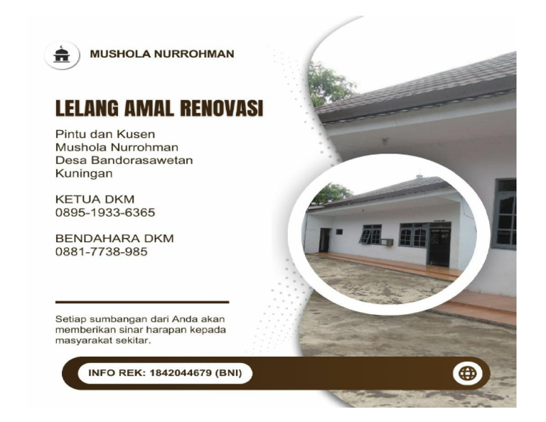 Poster Lelang Amal Pengadaan PINTU | PDF