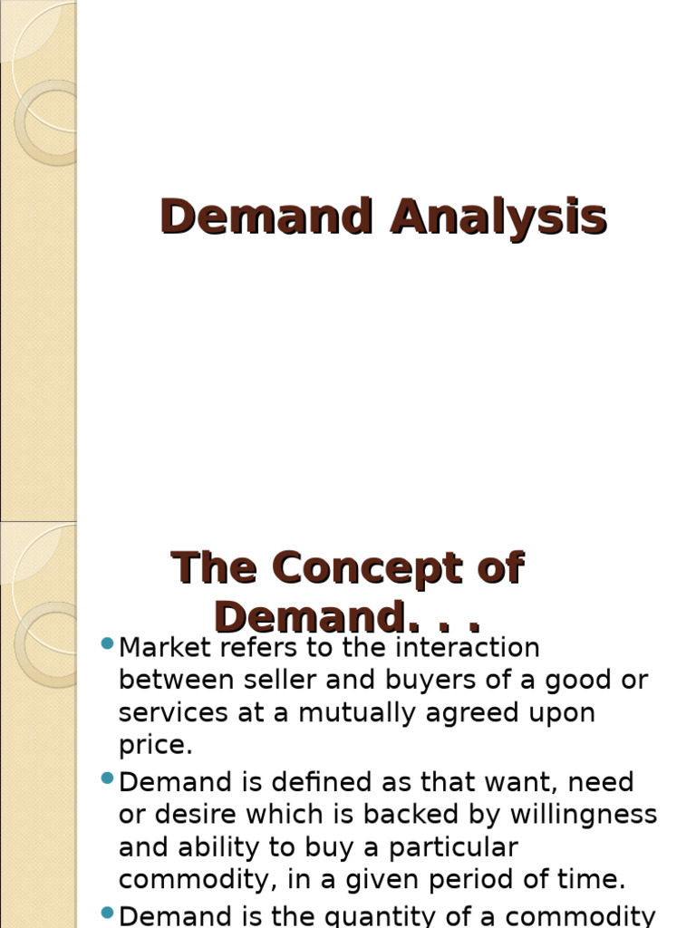 Demand Analysis (Autosaved) | PDF | Goods | Luxury Goods