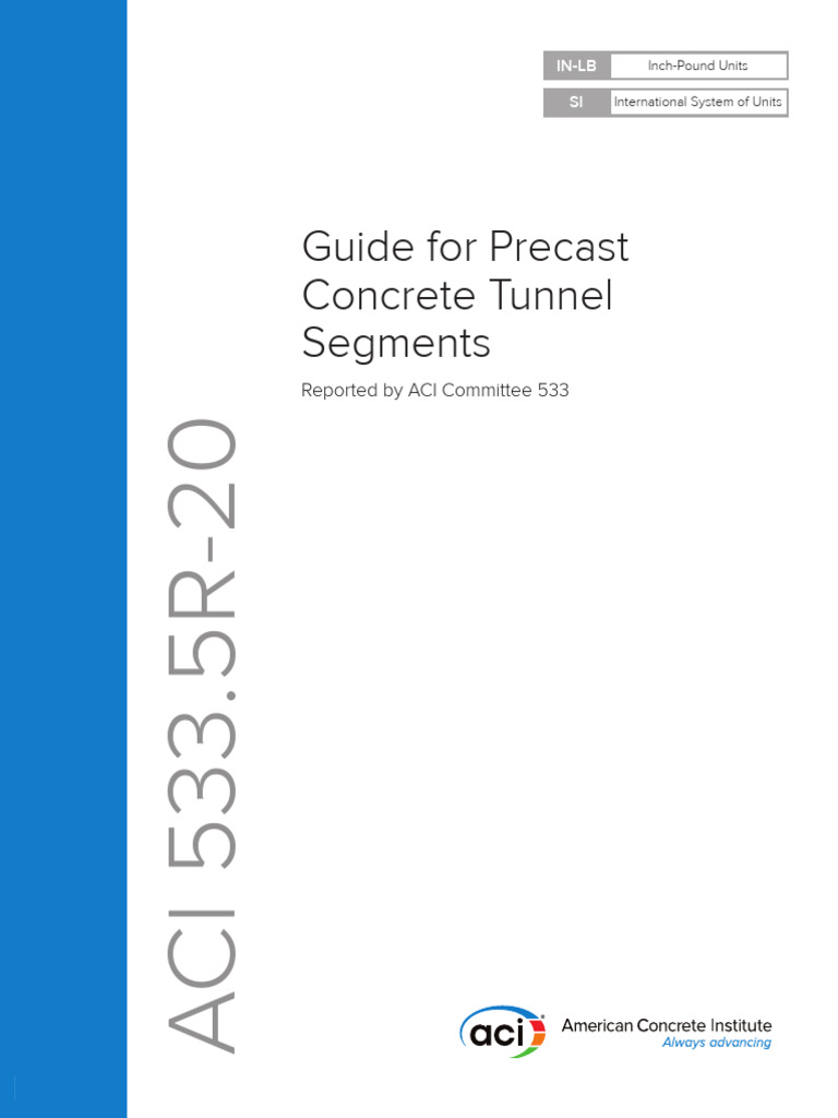 Precast Concrete Tunnel Segment Guide | PDF | Strength Of Materials ...