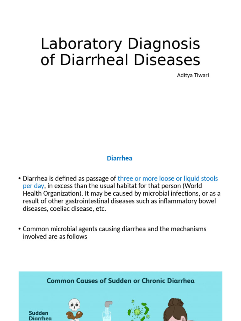 Laboratory Diagnosis of Diarrheal Diseases | PDF | Diarrhea | Medical ...