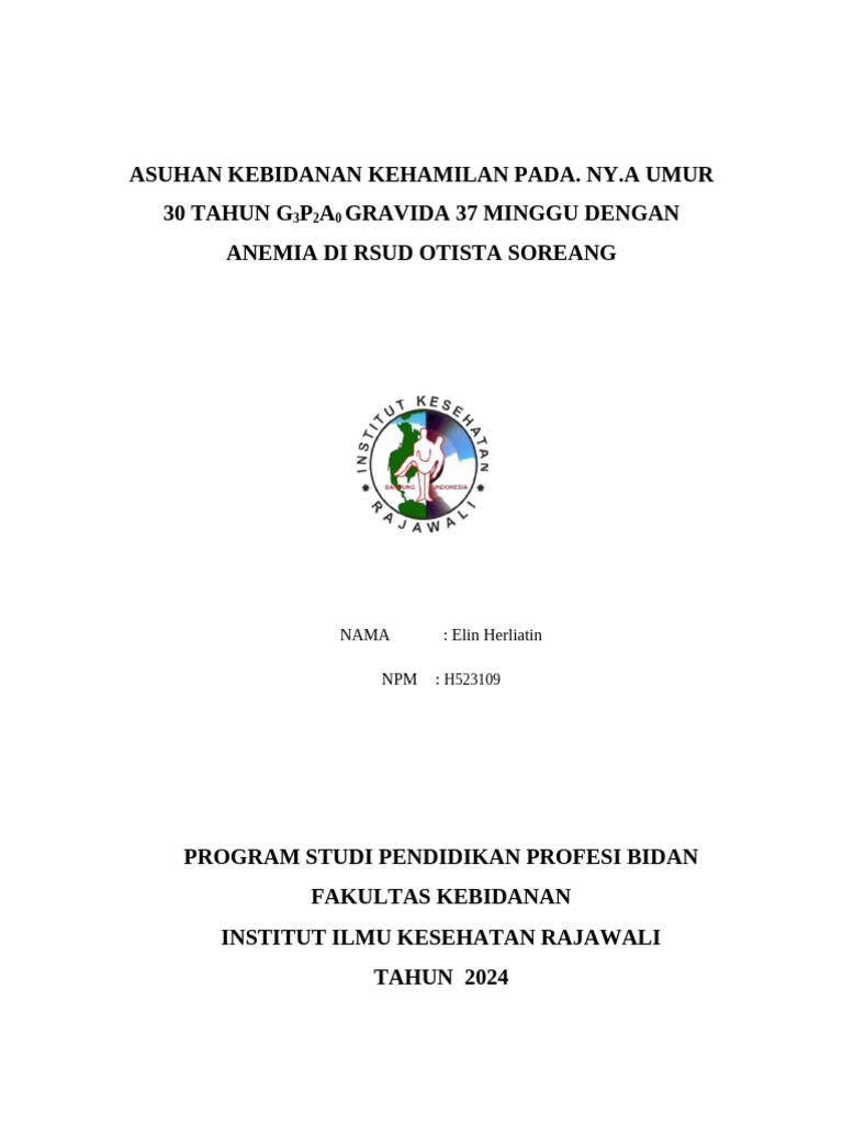 Laporan Kasus Anc | PDF