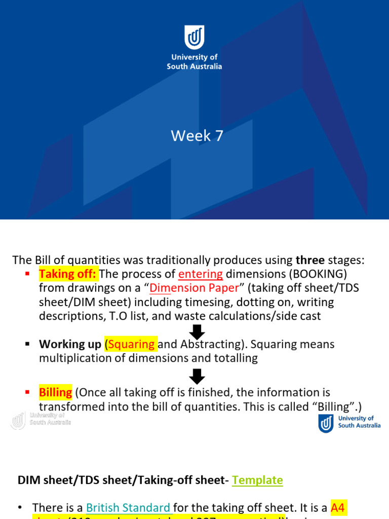 DIM Sheet Submission Guide | PDF | Length | Brick
