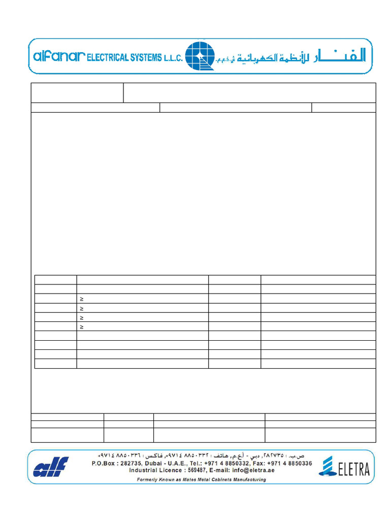 Aes QC 02 123 00 Final Inspection - Construction Verification Iec 61439 ...