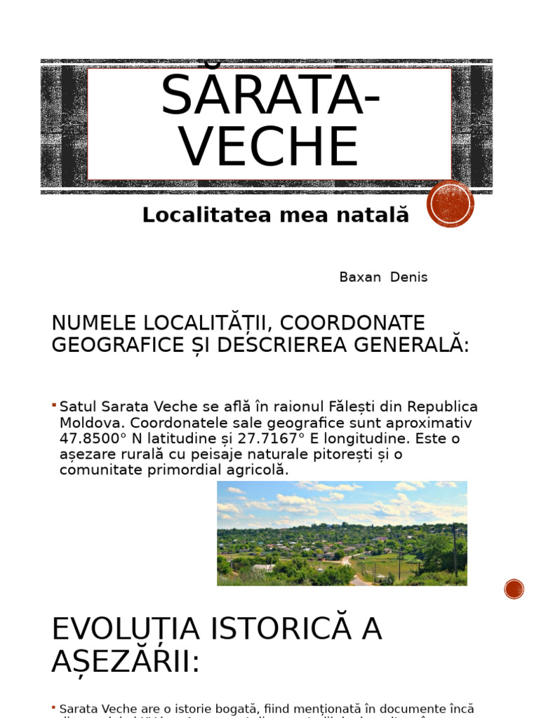 Localitatea Mea Natala 1 | PDF