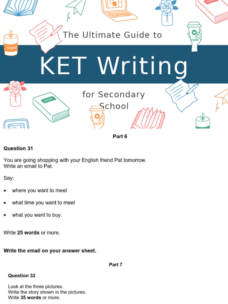 Ket - Practice Test | PDF | Verb | Linguistic Typology