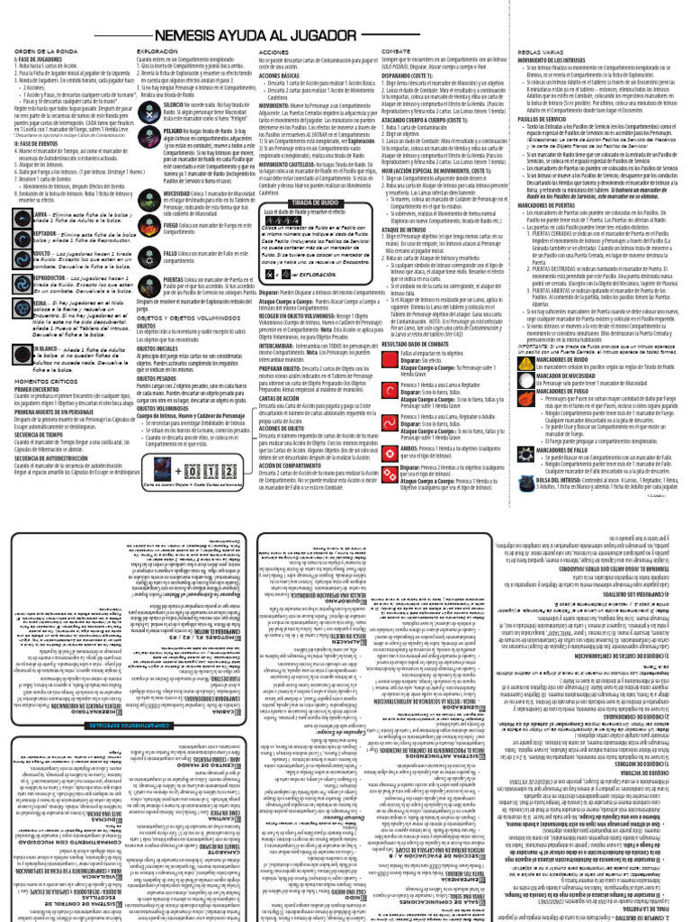 Nemesis Ayuda Jugador | PDF