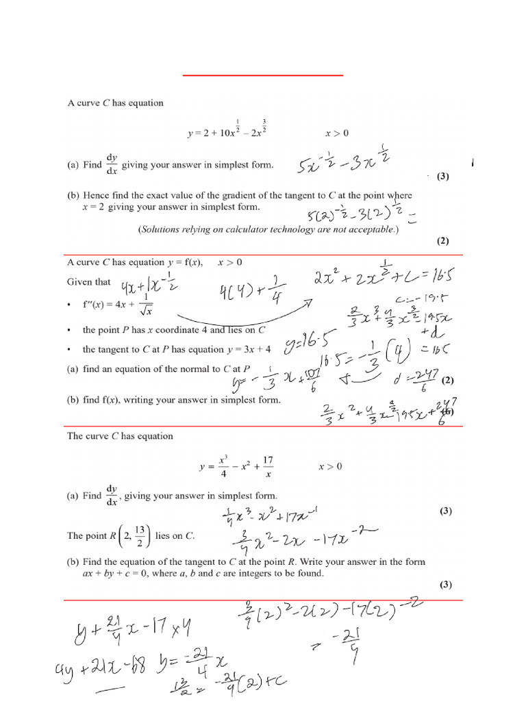Chapter 8 Differentiation | PDF