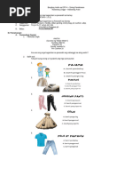 EPP 4 - Mga Kagamitan Sa Pananahi | PDF