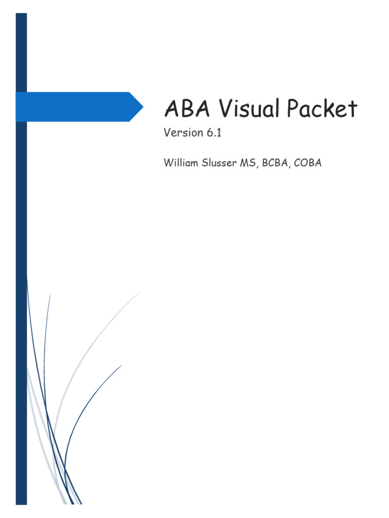 ABA Visual Study Guide for Exams | PDF | Classical Conditioning ...