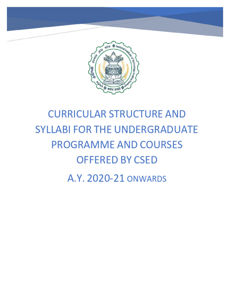 B.Tech CSE Curriculum Guide | PDF | Process (Computing) | File System
